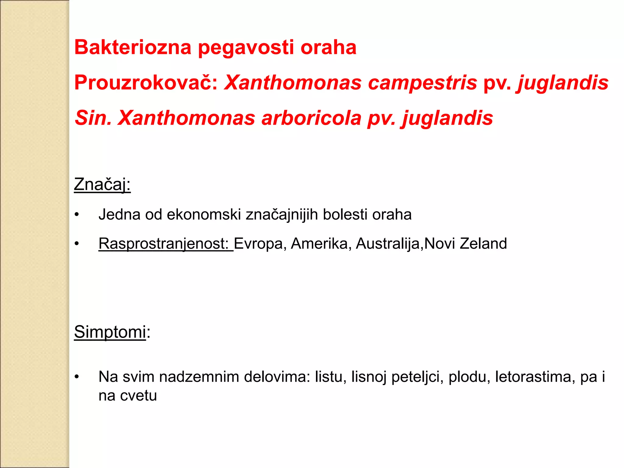 Ix vezba bol. jezgrastih vocaka 2017 | PPTX