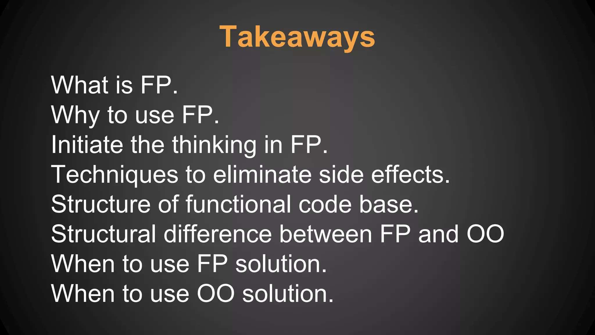 Functional programming | PPTX