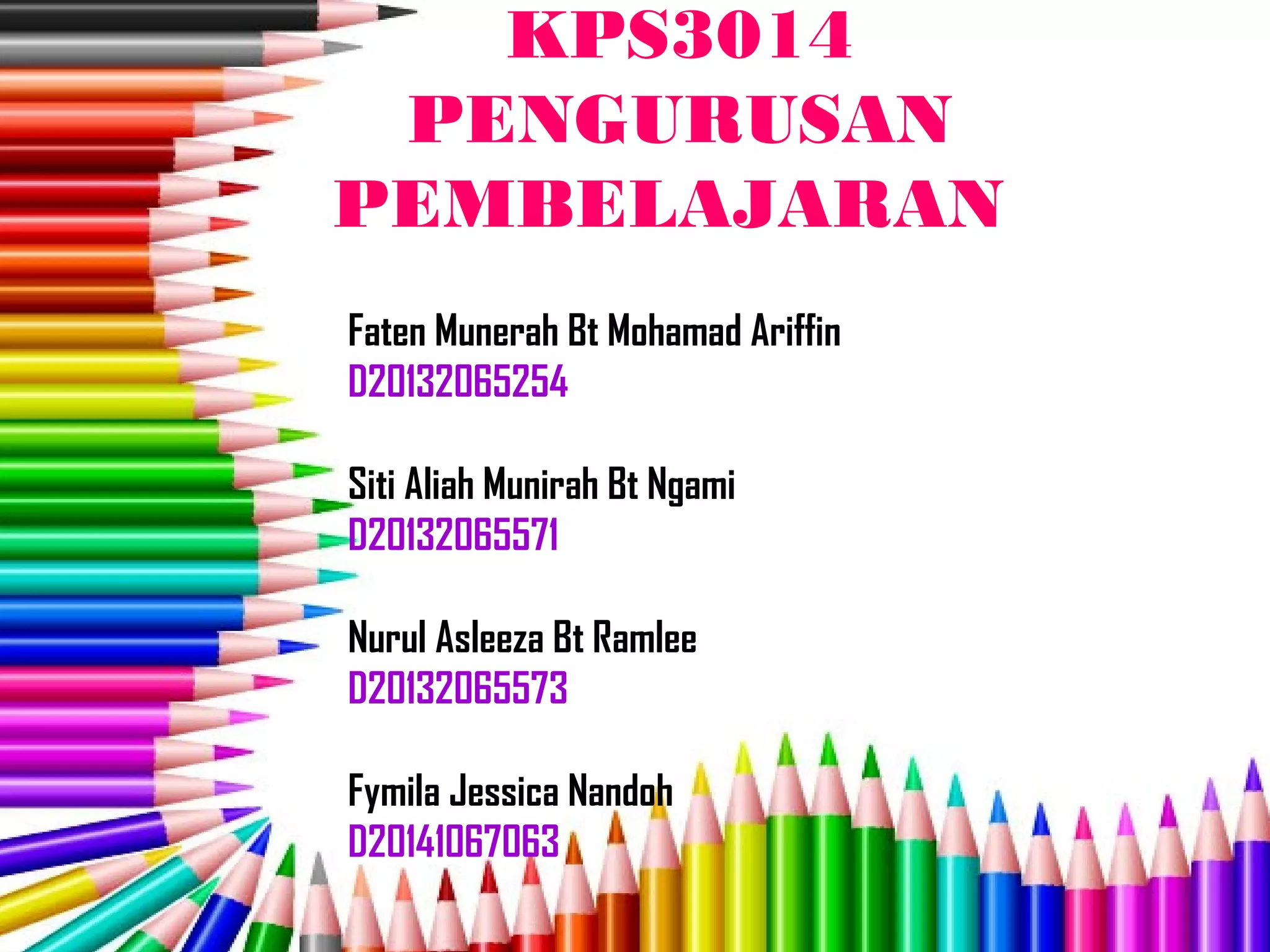 Kps powerpoint, STRATEGI MENGURUS BILIK DAJAH | PPT