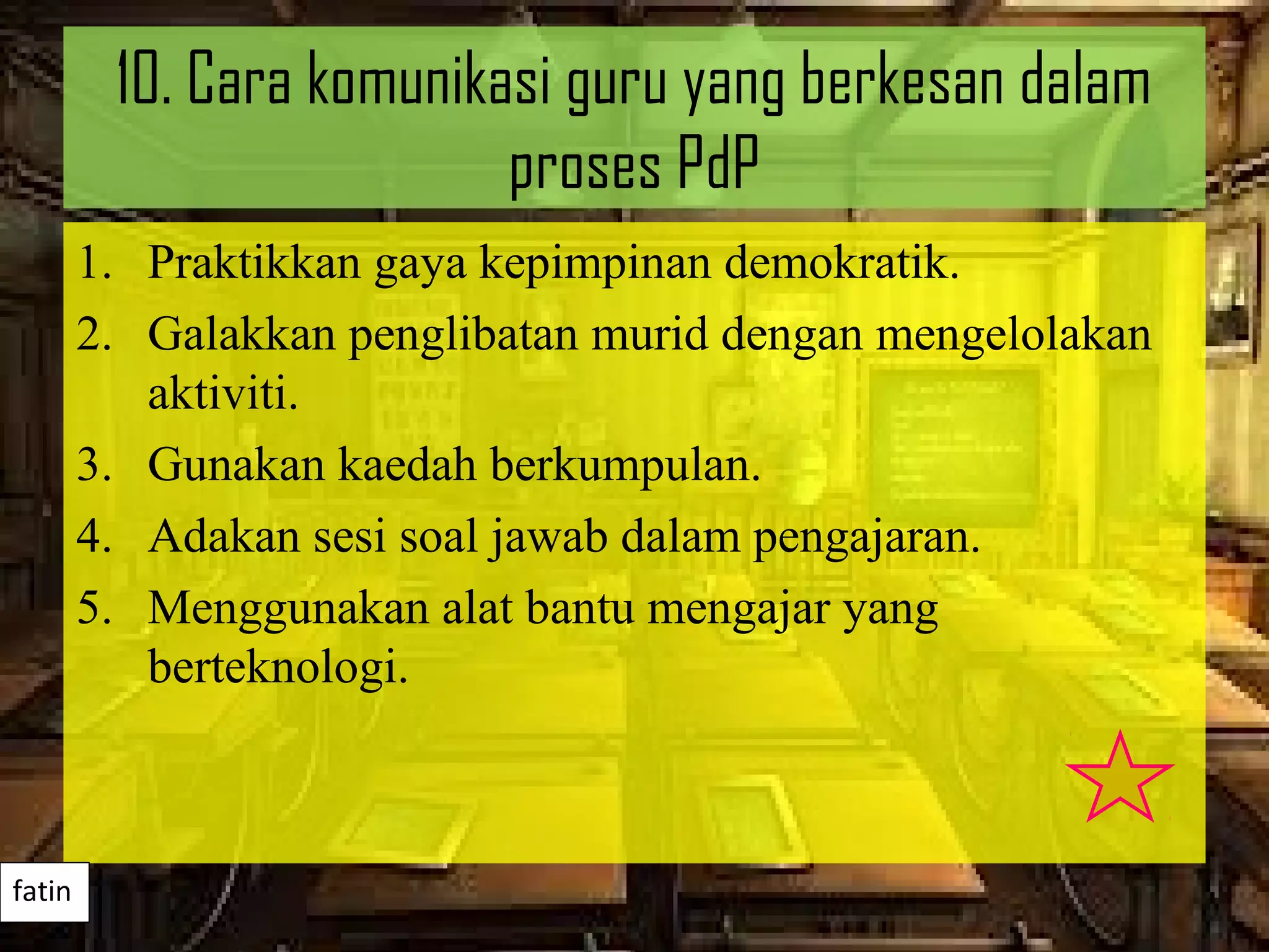 Kps powerpoint, STRATEGI MENGURUS BILIK DAJAH | PPT