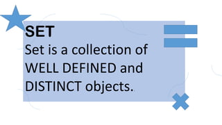 INTRODUCTION TO SETS | PPT