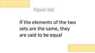 INTRODUCTION TO SETS | PDF