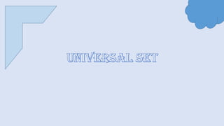 INTRODUCTION TO SETS | PPT