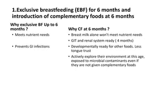IYCF - complementary feeding -1.pdfPediatrics very important topic | PDF