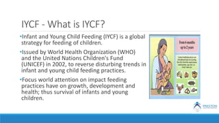 The 1000-day window of opportunity: Optimal infant and young child ...