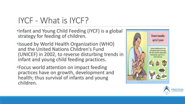 The 1000-day window of opportunity: Optimal infant and young child ...