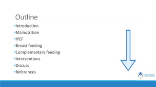 The 1000-day window of opportunity: Optimal infant and young child ...
