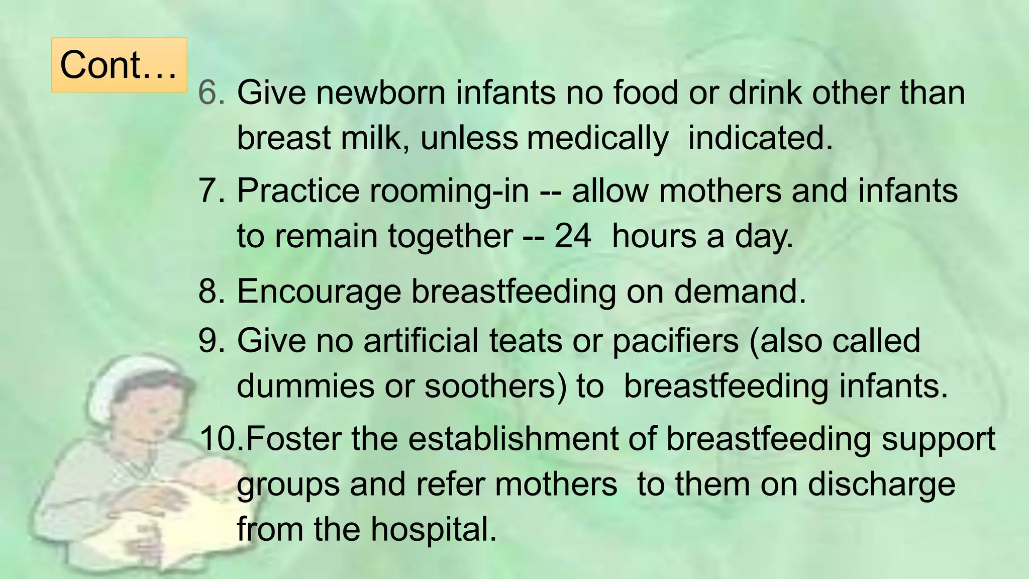 INFANT AND YOUNG CHILD FEEDING ppt | PPTX