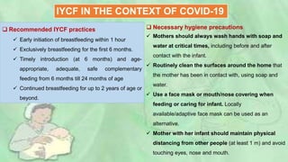 INFANT AND YOUNG CHILD FEEDING ppt | PPTX