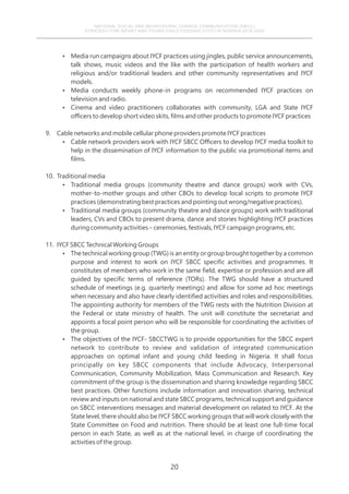 Nigeria National Social and behavior Change Strategy for infant and ...