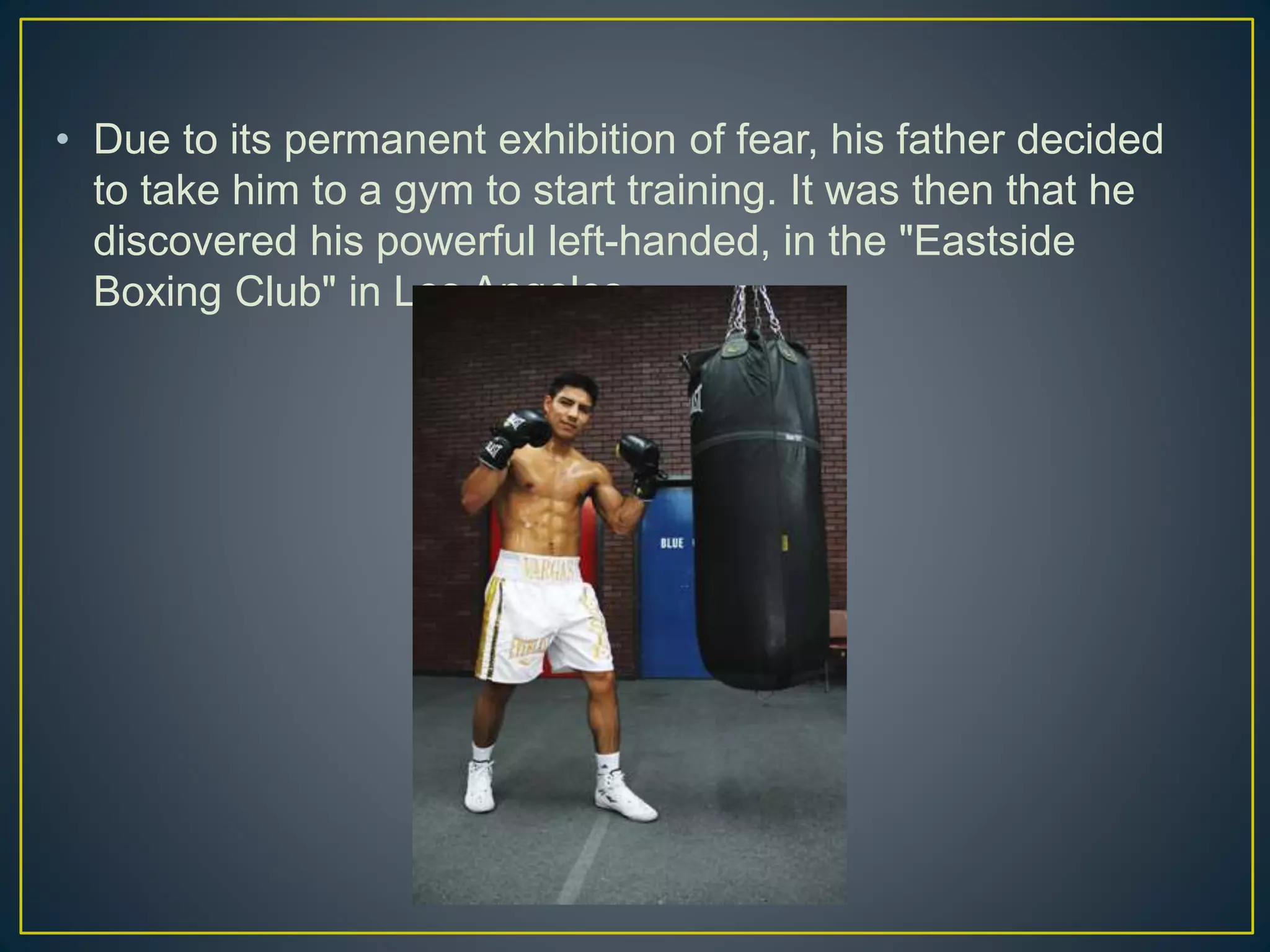 Oscar de la Hoya Biography by Alejandro | PPTX