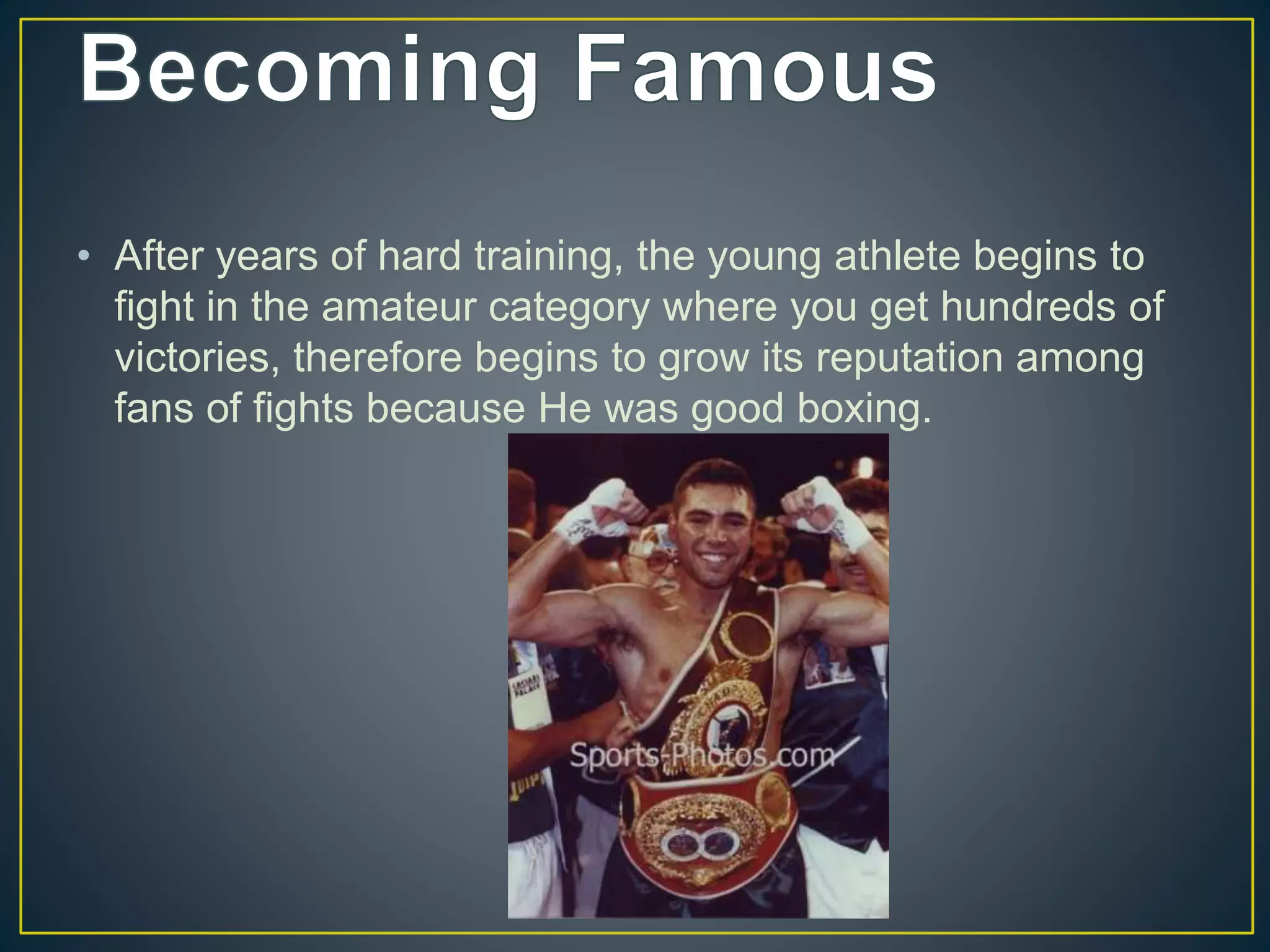 Oscar de la Hoya Biography by Alejandro | PPTX
