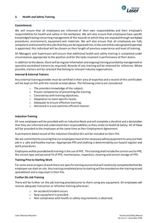 Health and safety manual (last updated 11.12.15) | DOCX