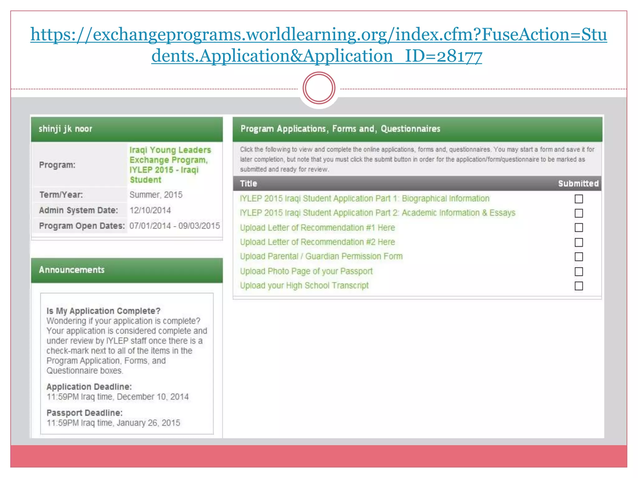 Iylep 2015 help! | PPTX
