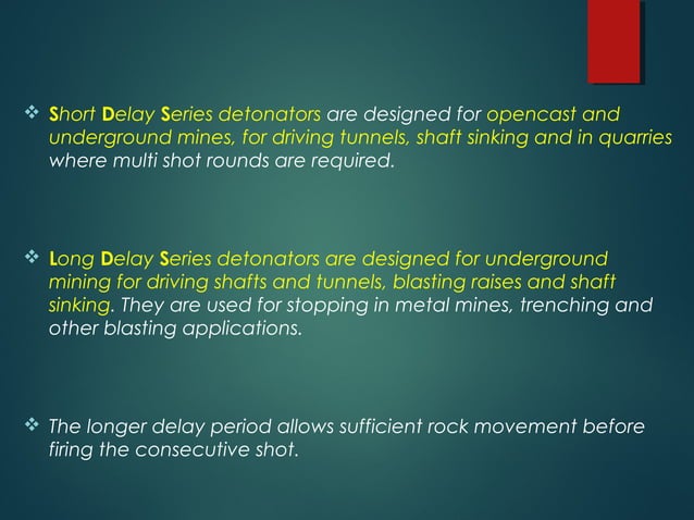ROCK FRAGMENTATION short_delay_blasting | PPT