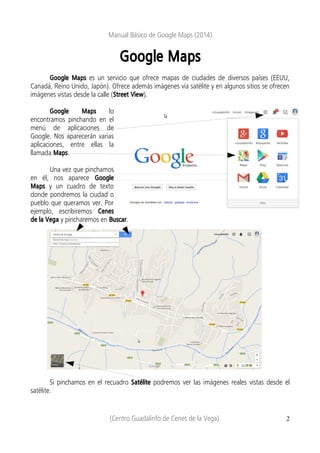 Manual sobre el Nuevo Google maps (2014) | PDF