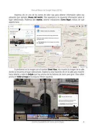 Manual sobre el Nuevo Google maps (2014) | PDF
