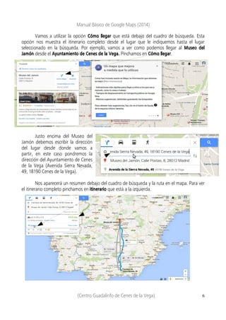 Manual sobre el Nuevo Google maps (2014) | PDF