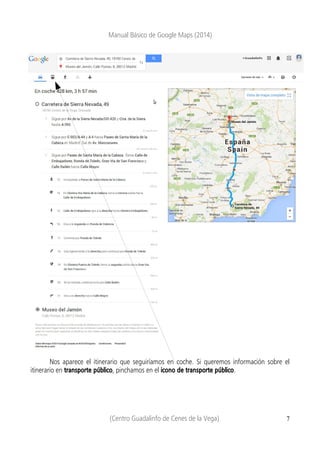 Manual sobre el Nuevo Google maps (2014) | PDF