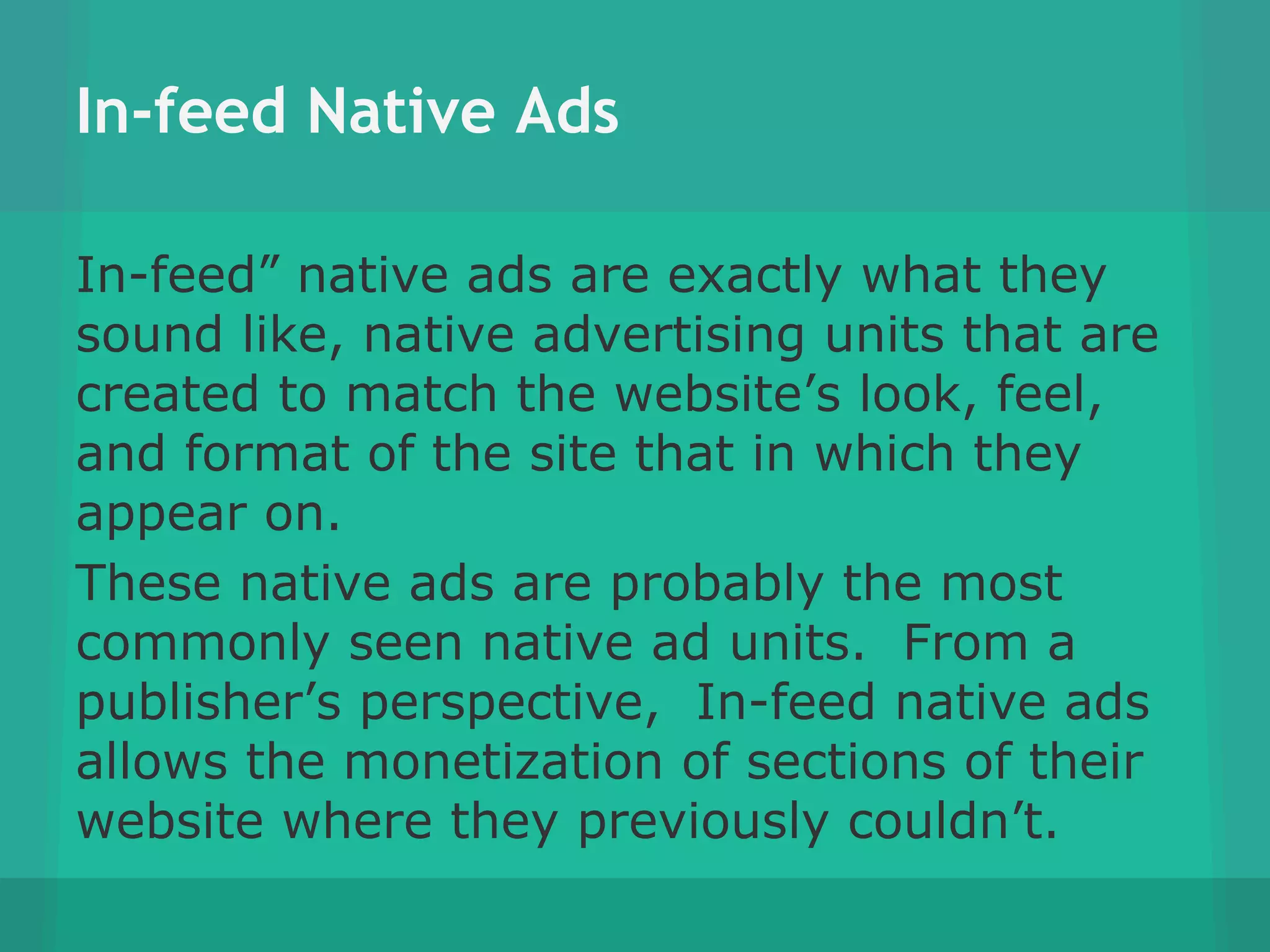 Examples of native advertising | PPT