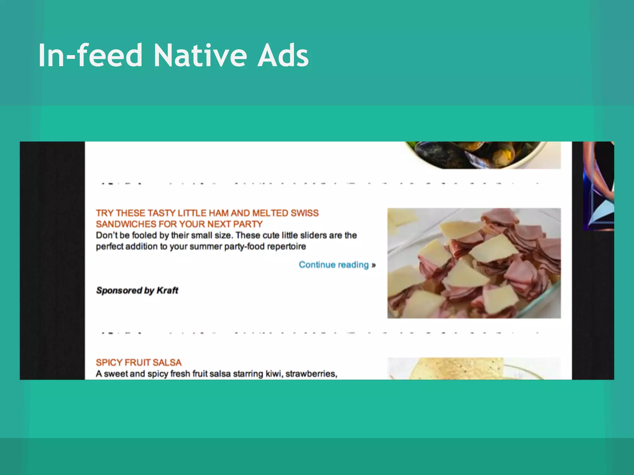Examples of native advertising | PPT