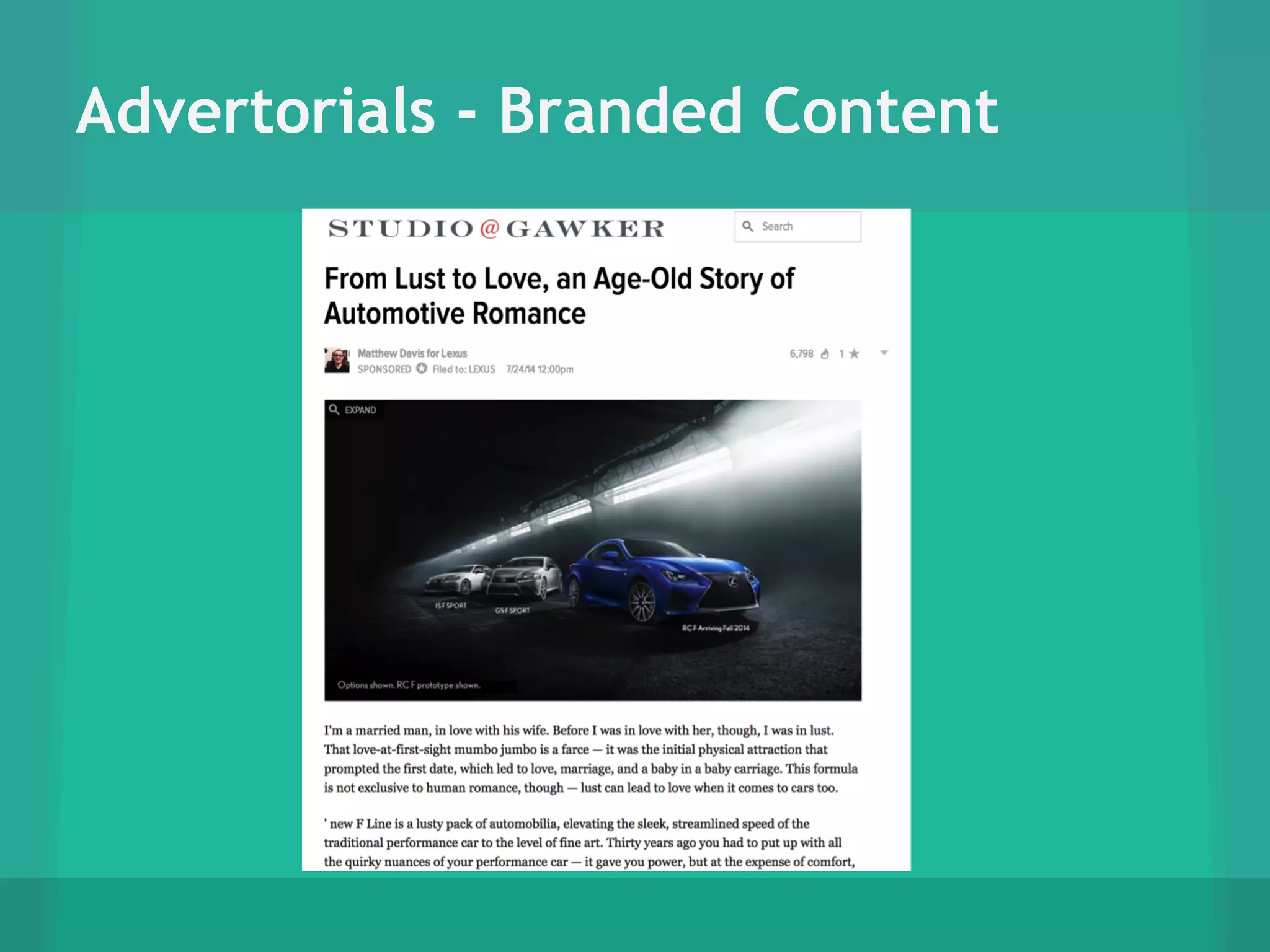 Examples of native advertising | PPT