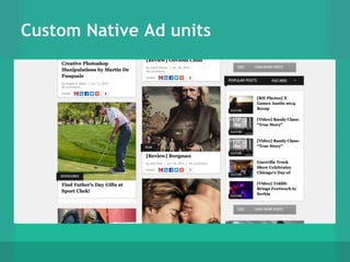 Examples of native advertising | PPT