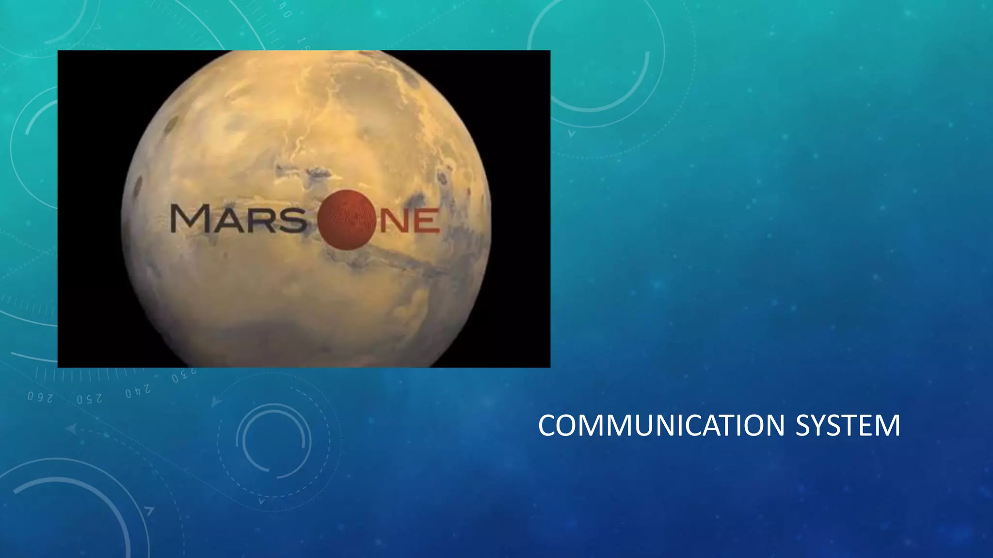 Izabela's Mars One Project | PPTX