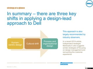 A Design Strategy for Dell | PPT
