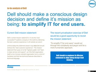A Design Strategy for Dell | PDF