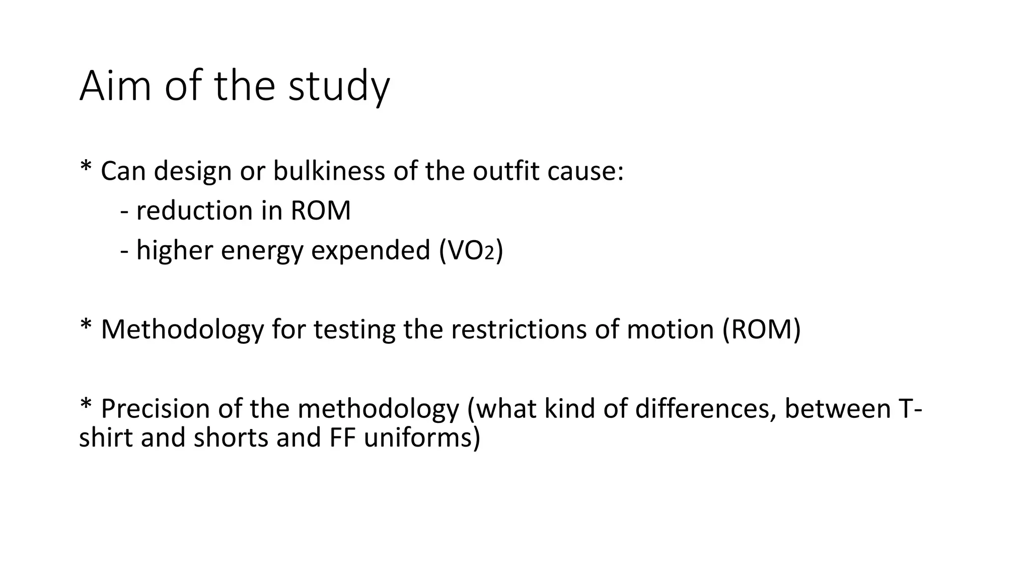 Firefighter Uniforms Design and Bulk Effect | PPTX