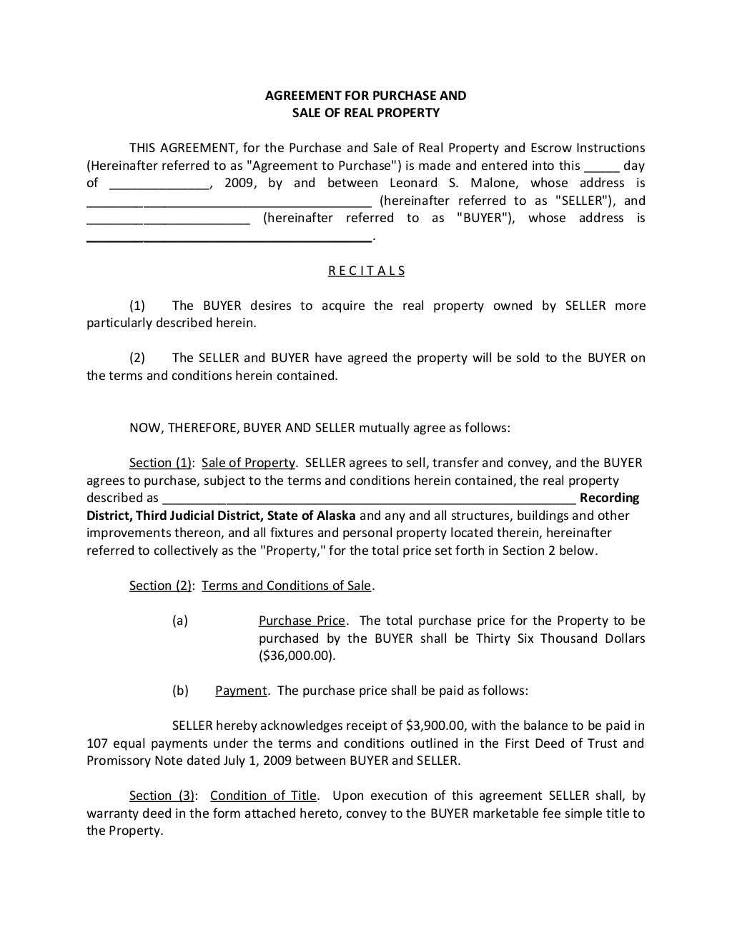 Sample Purchase Sale Agreement sample-purchase-sale-agreement
