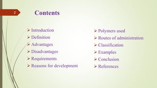 Injectable Depot Preparations by Izharahemad Ansari | PPT