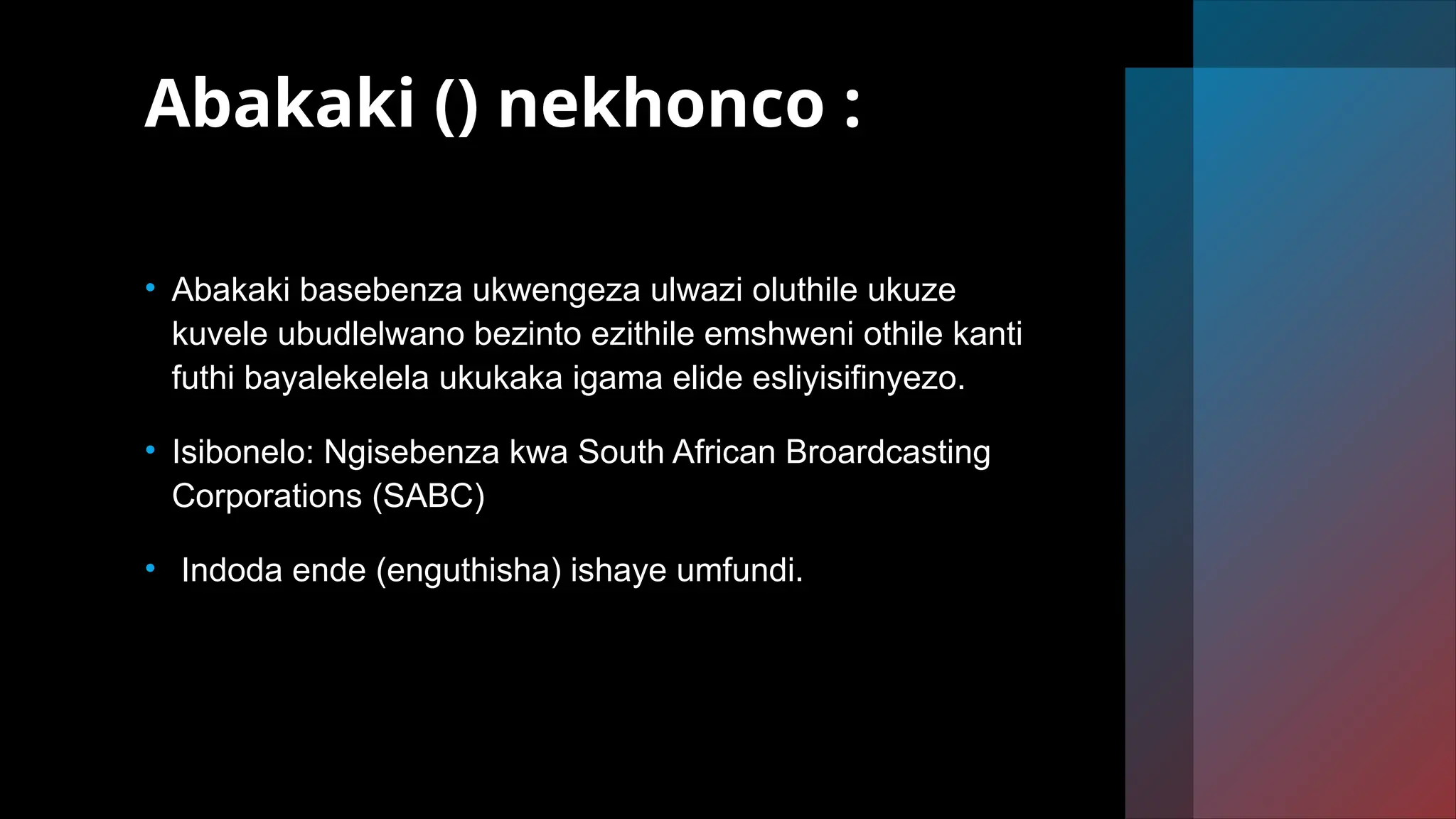 IZIMPAWU ZOKULOBA OLIMINI LWESIZULU x | PPTX