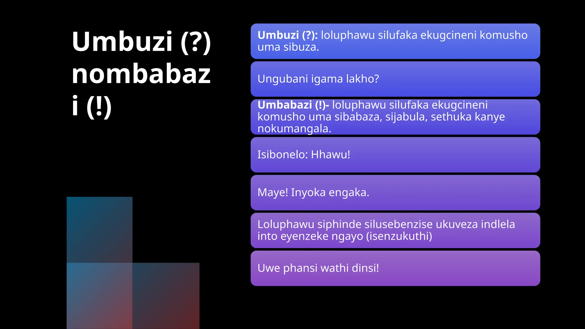 IZIMPAWU ZOKULOBA OLIMINI LWESIZULU x | PPTX