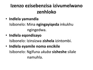 Izindlela zesenzo (2) | PPTX