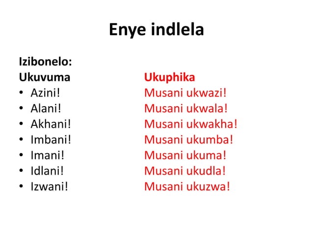Izindlela zesenzo (2) | PPTX