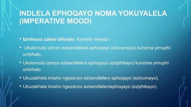 Izindlela zesenzo tst3 b | PPTX