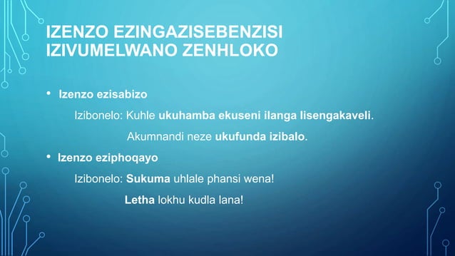 Izindlela zesenzo tst3 b | PPTX