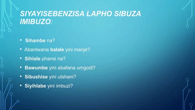 Izindlela zesenzo tst3 b | PPTX