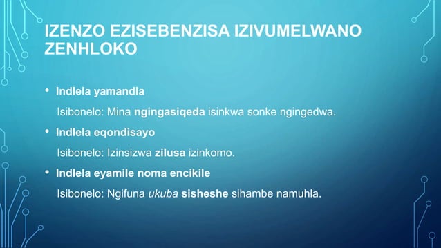 Izindlela zesenzo tst3 b | PPTX