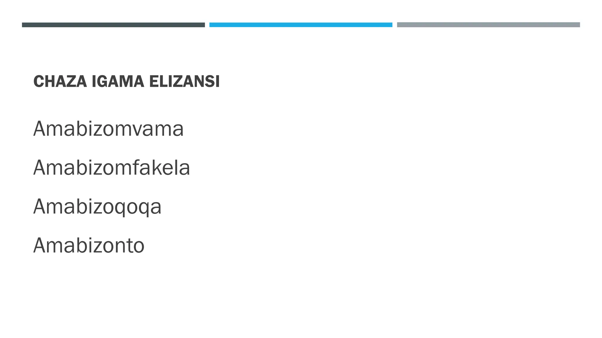 Izinhlobo Zamabizo (Types of Nouns) IsiZulu Ibanga 8 | PDF