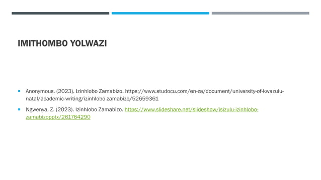 Izinhlobo Zamabizo (Types of Nouns) IsiZulu Ibanga 8 | PDF