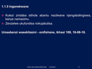 Izinhlobo zezinganekwane | PPTX