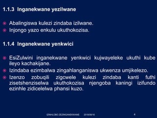 Izinhlobo zezinganekwane | PPT