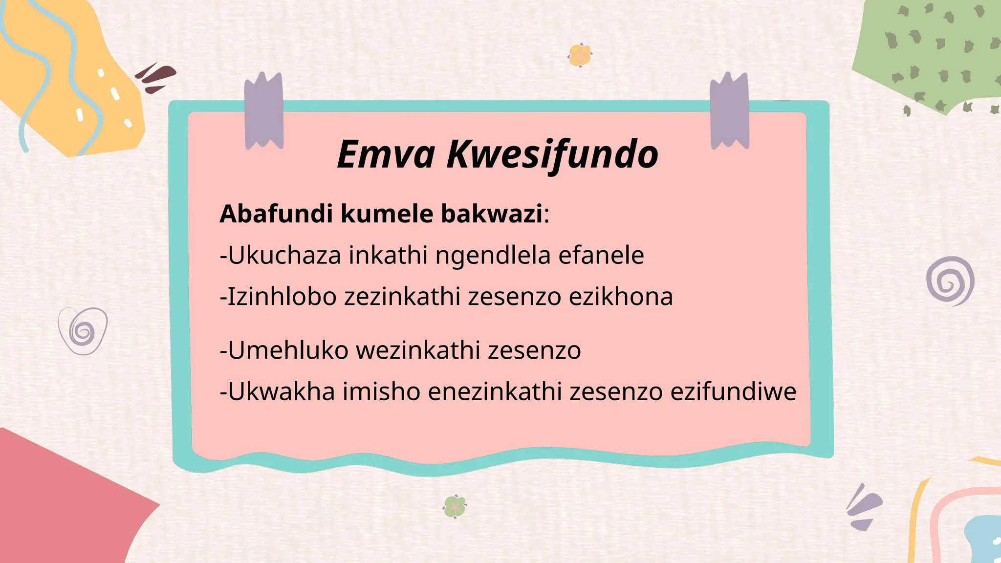 Izinkathi Zesenzo Tenses: How verbs are changed into other tenses | PPTX