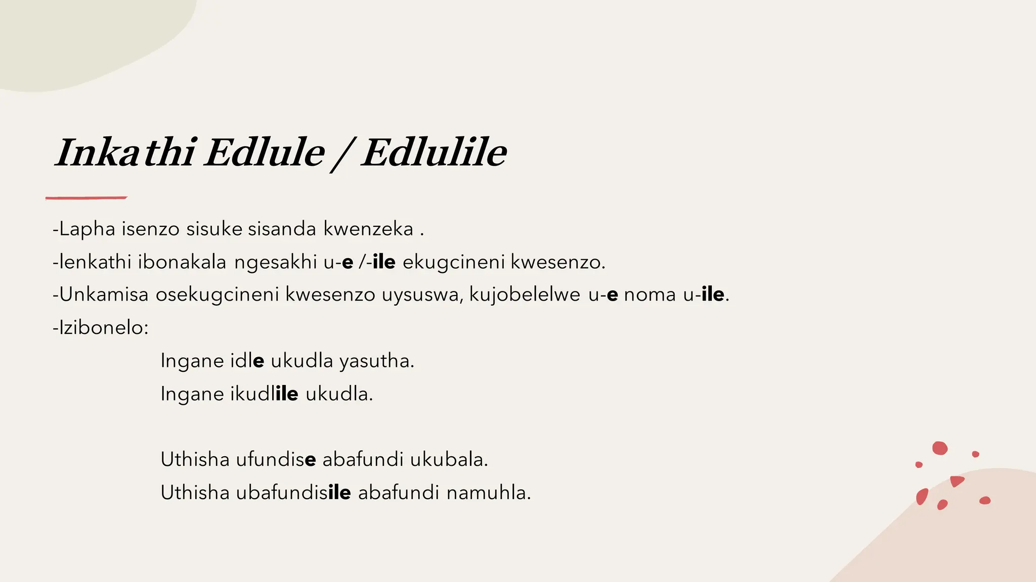 IZINKATHI ZESENZO | PDF