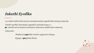 IZINKATHI ZESENZO | PDF