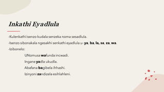 IZINKATHI ZESENZO | PDF