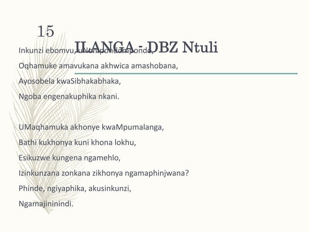 Izinkondlo1(2) | PPTX